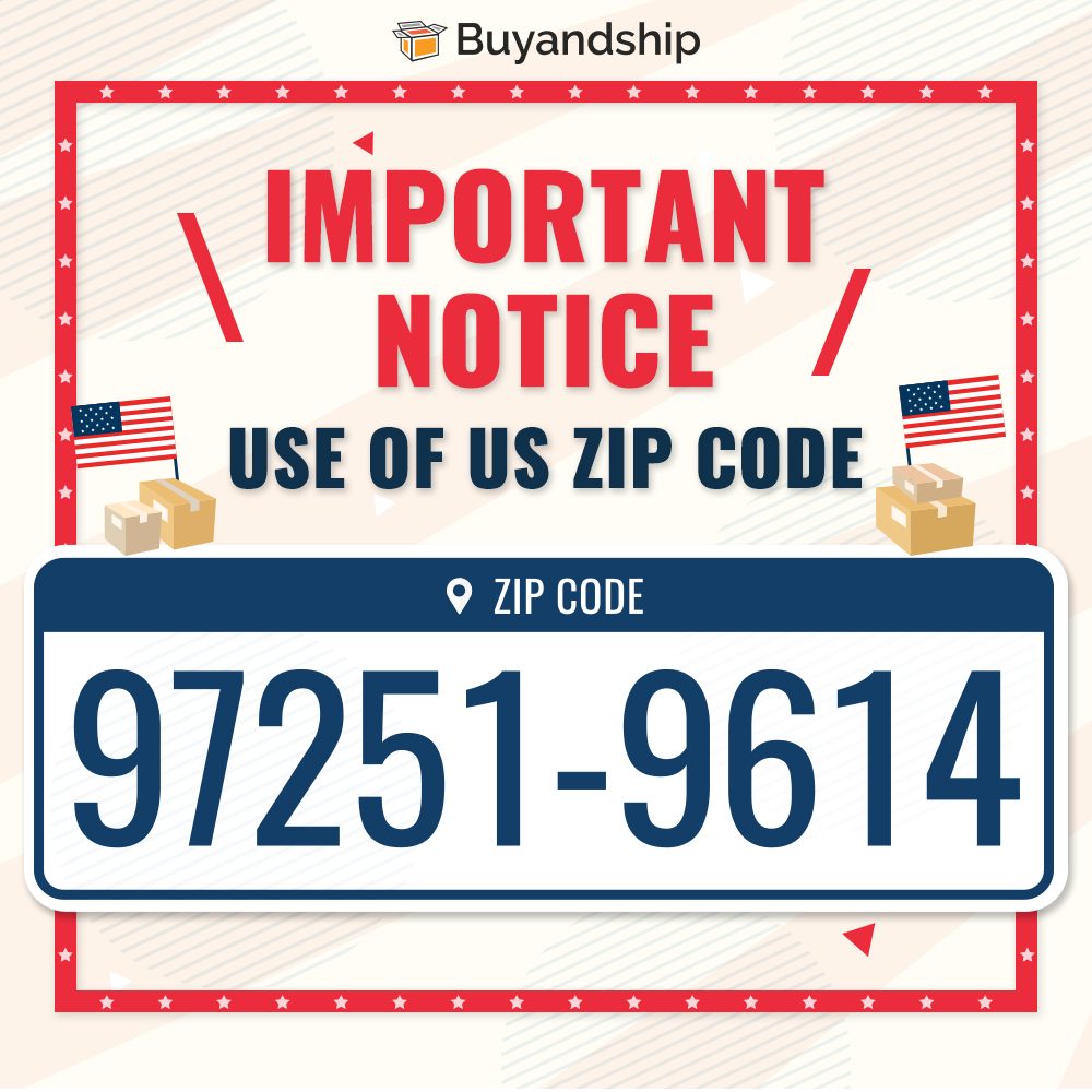 [Important Notice] Use of Correct US Warehouse Zip Code | Buy&Ship MY ...