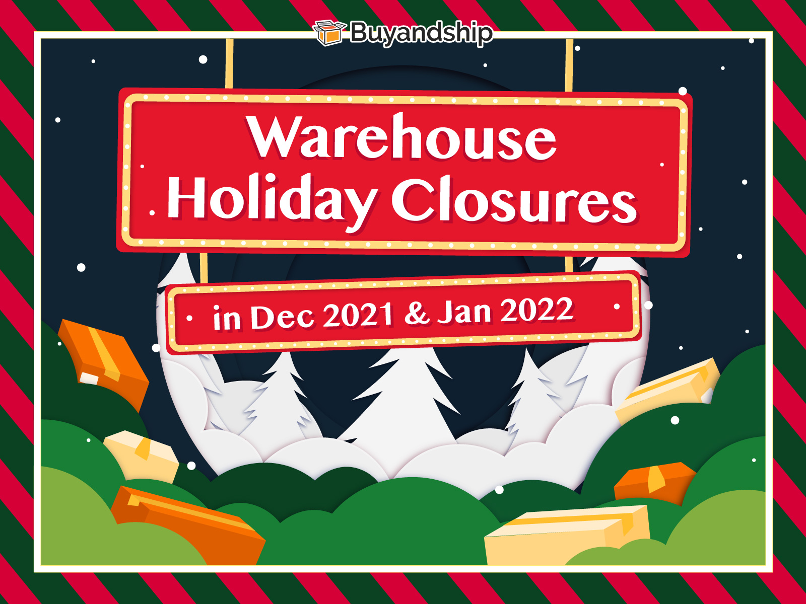 (Dec 7 updated) Warehouse Holiday Closures in Dec 2021 & Jan 2022 | Buy ...