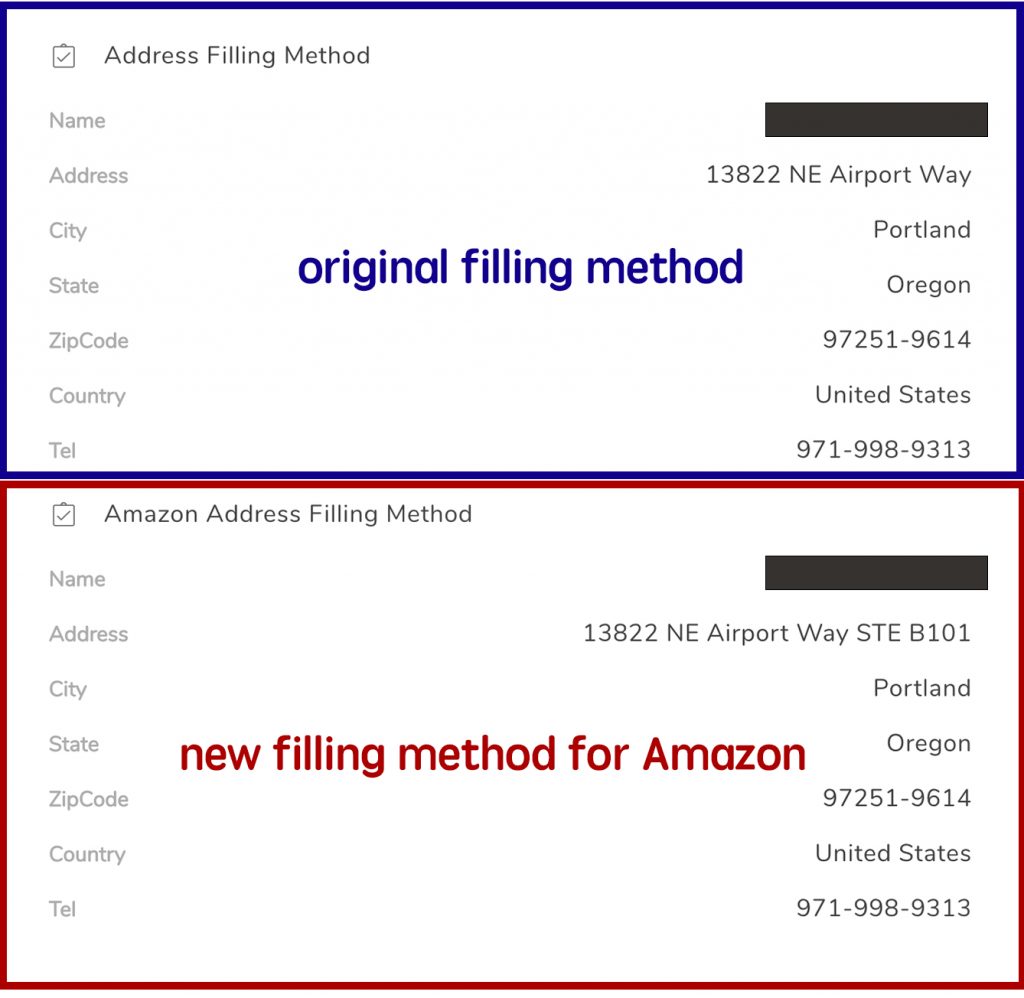 Change of US Amazon’s Address Filling Method | Buy&Ship Hong Kong