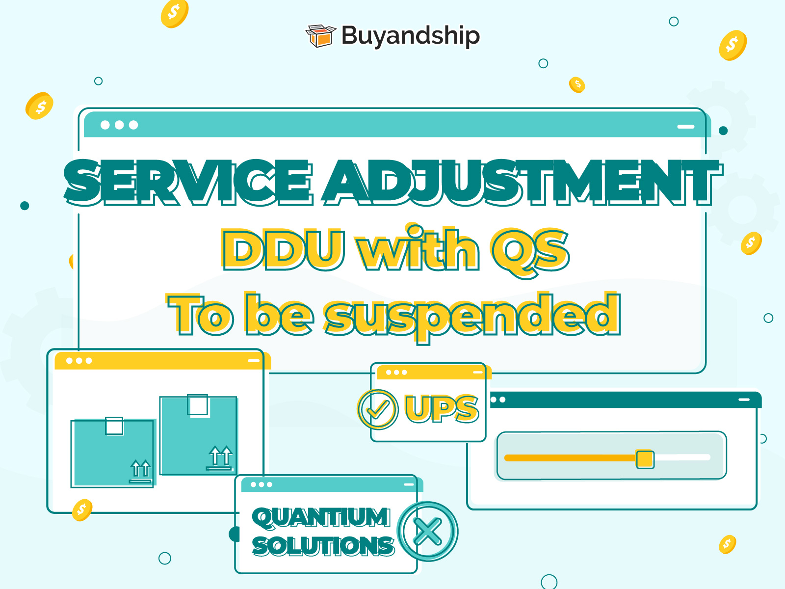 Service Adjustment: DDU with Quantium Solutions to be suspended | Buy ...